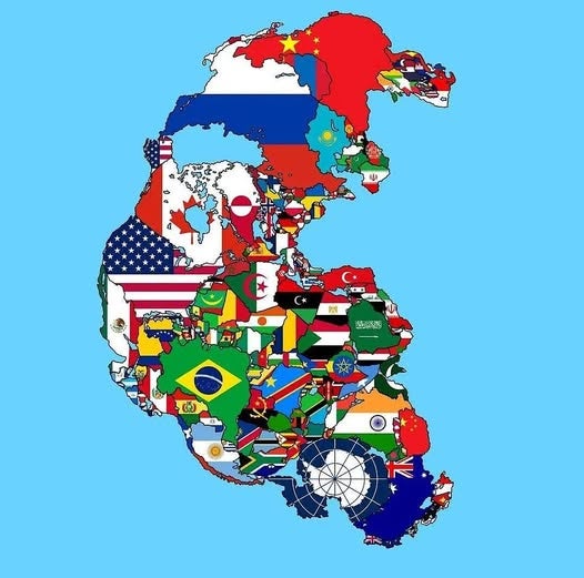 Pangea, updated with current national flags | MLTSHP