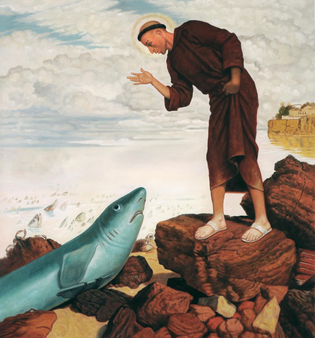 st. anthony preaching to the fish | MLTSHP