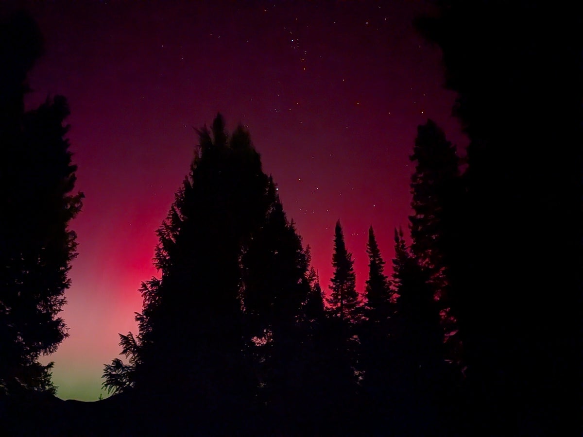 Northern Lights out the window tonight | MLTSHP