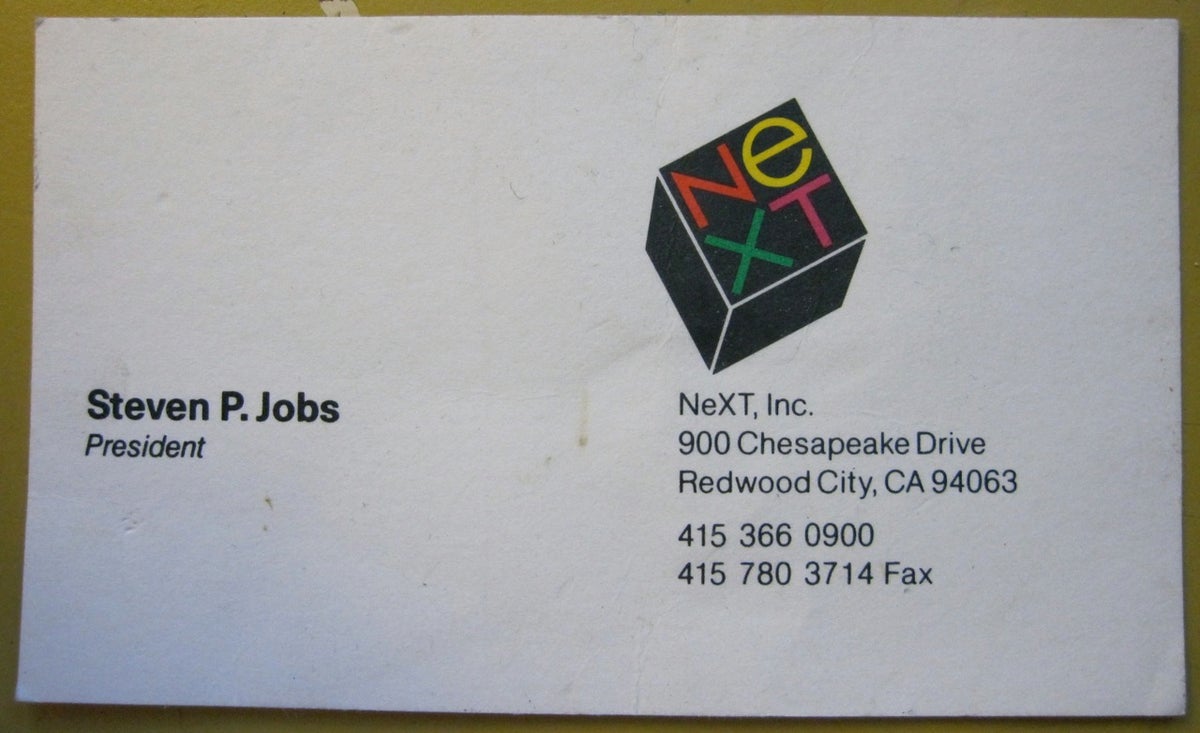 business card from 1985 or so... | MLTSHP