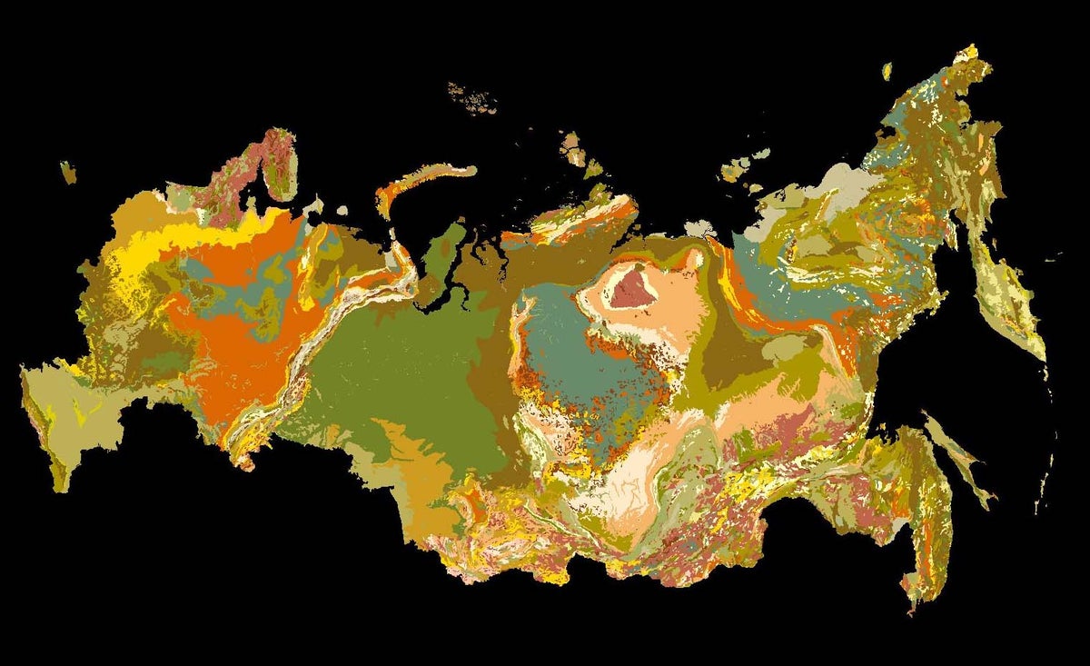 Geologic Map of Russia | MLTSHP