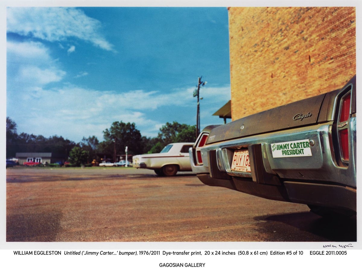 William Eggleston. I wonder what would have happened had he been born in the age of Photoshop ...