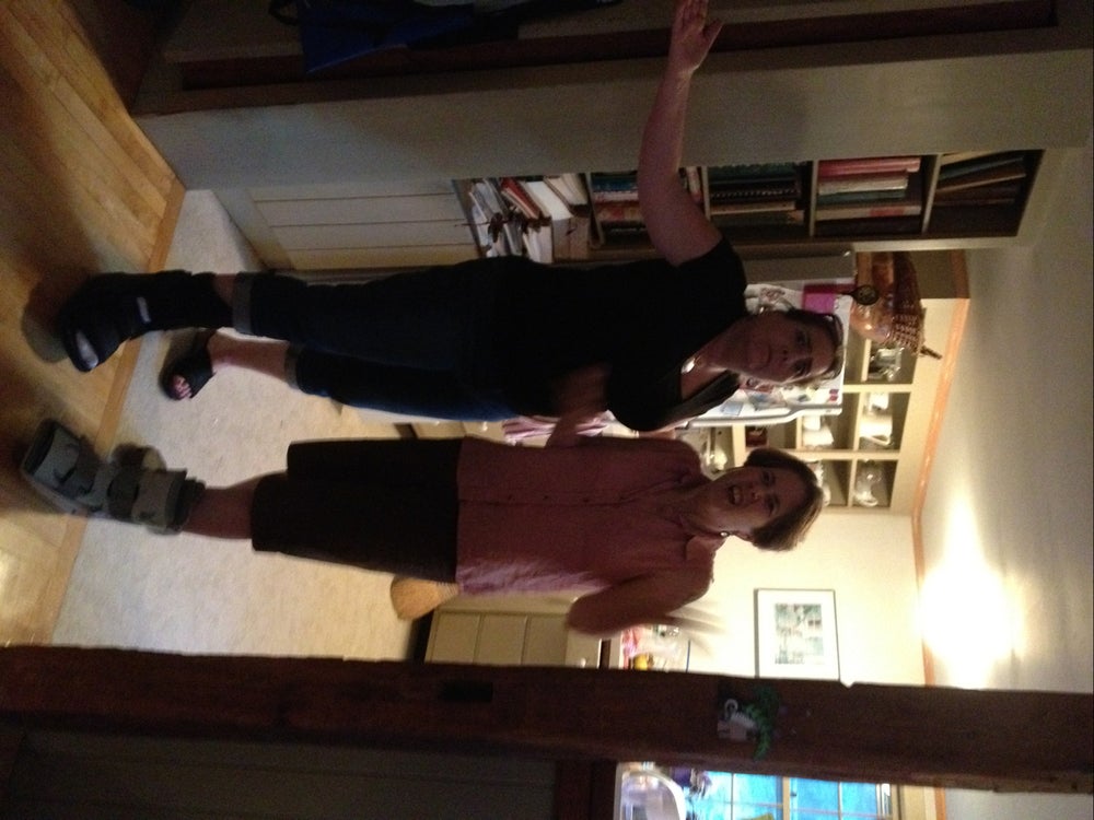 sisters - showing off our boots | MLTSHP