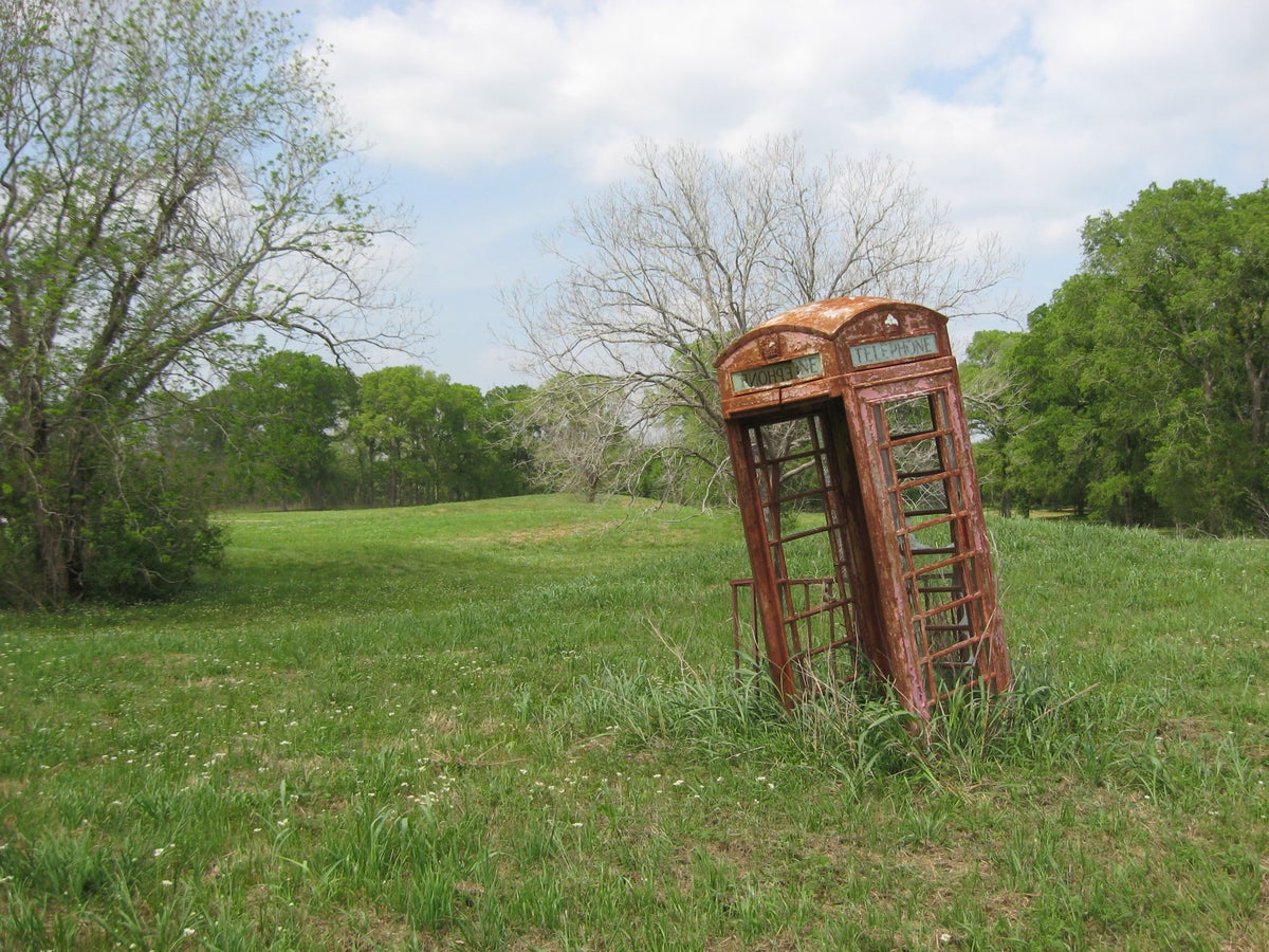 abandoned phone box | MLTSHP