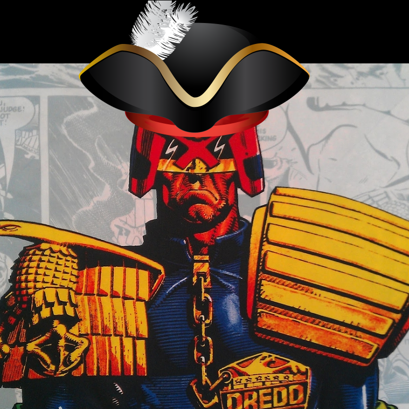 Judge Dredd Pirate Roberts | MLTSHP